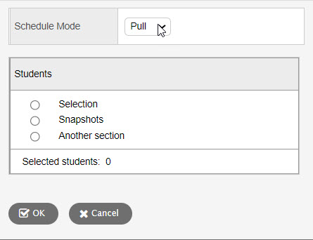 Adjust a Class Roster Using Another Section Roster